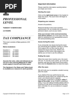BPT - Sample Paper 1 - Questions | PDF | Taxes | Expense