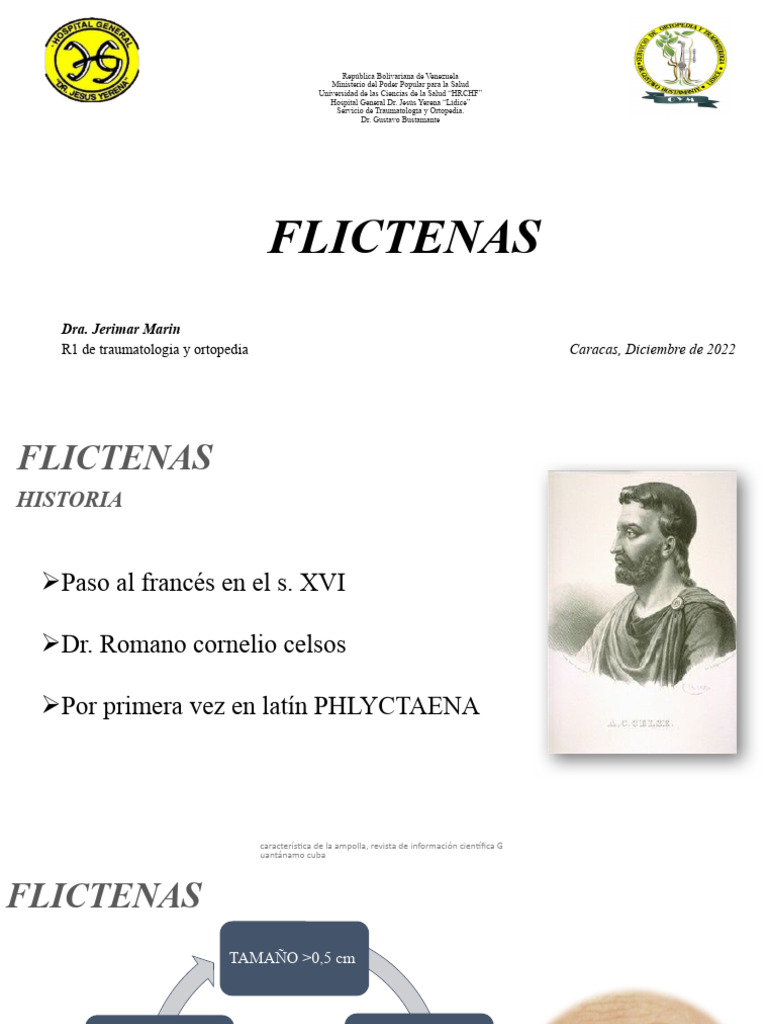 Dra Jerimar Marin Flictenas 2022 | PDF | Epidermis | Medicina