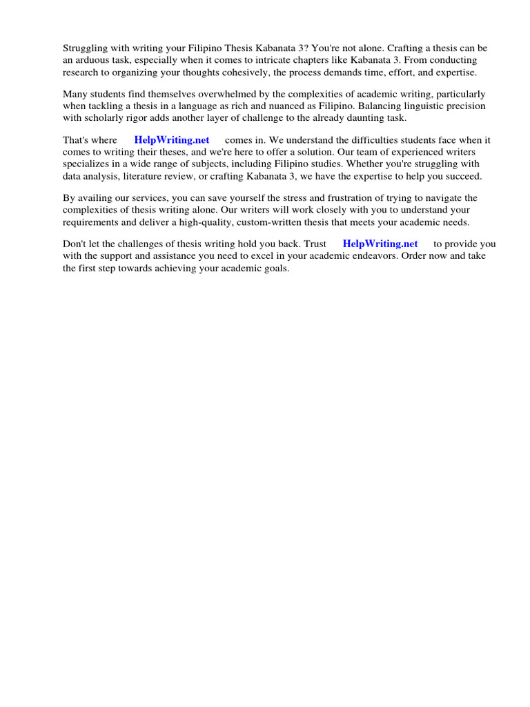 Thesis Filipino Kabanata 3 | PDF
