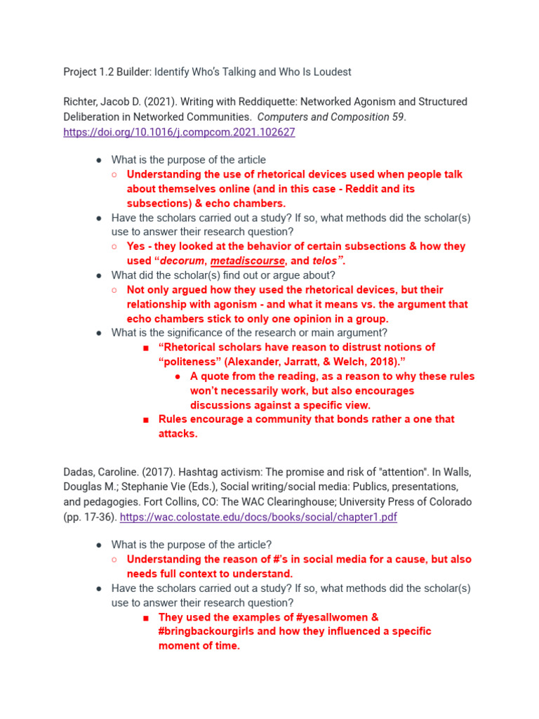 Analyzing Rhetoric in Online Discourse | PDF | Rhetoric | Social Media