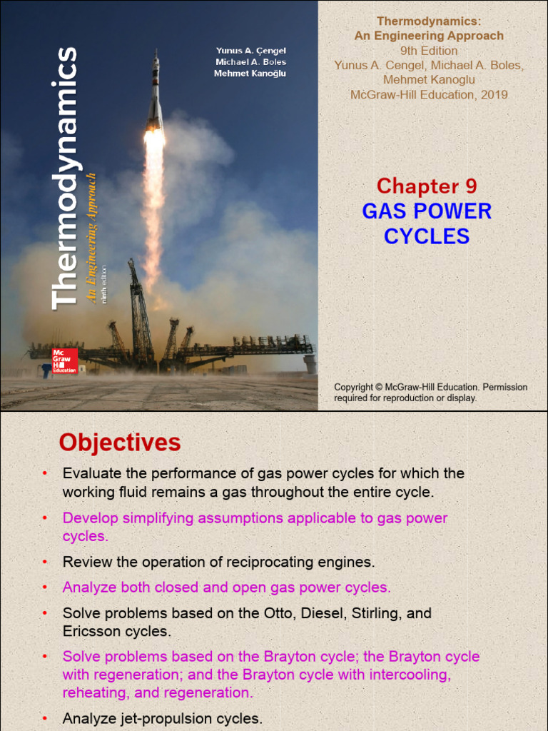 Chapter 09 Gas Power Cycles | PDF