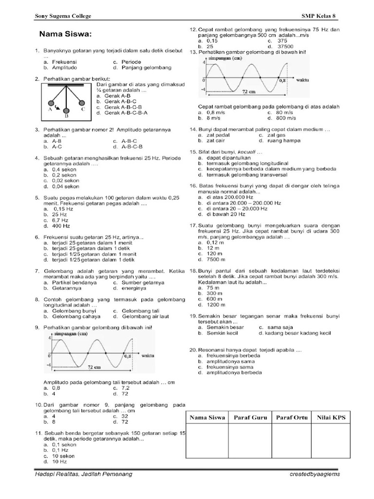 Soal IPA & MTK | PDF