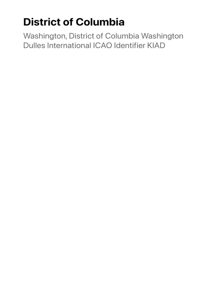 District of Columbia | PDF