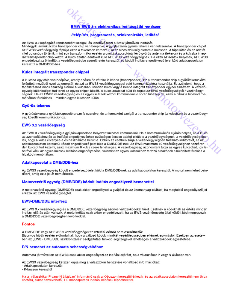 EWS3 | PDF