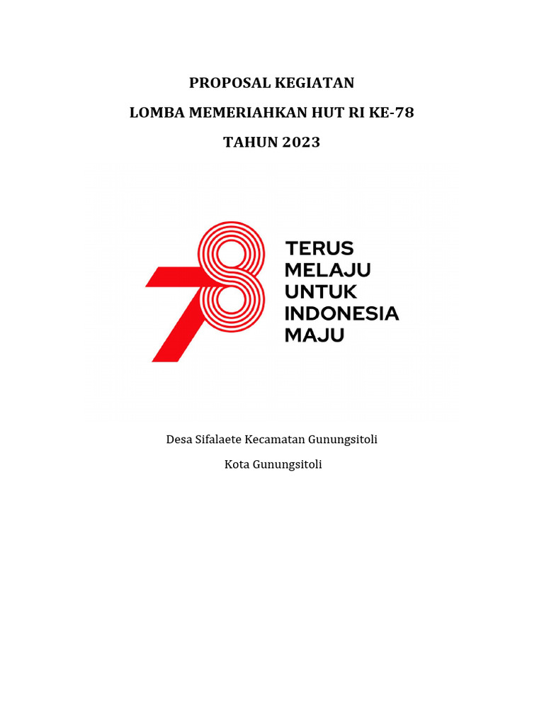Proposal B Indo | PDF