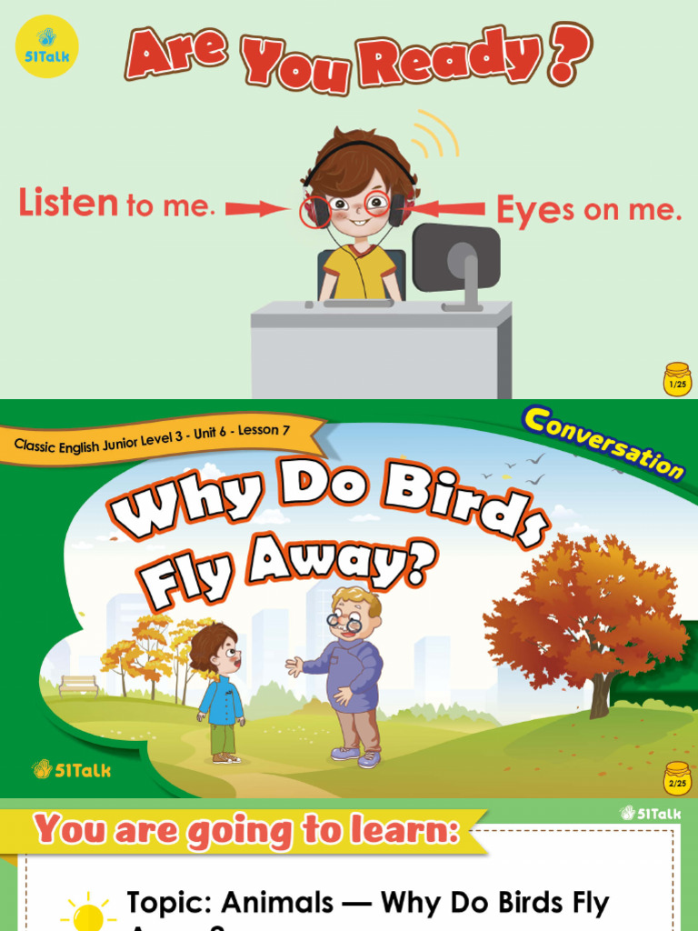 7、第七课 鸟儿为什么飞走了？ Lesson 7 Why Do Birds Fly Away | PDF