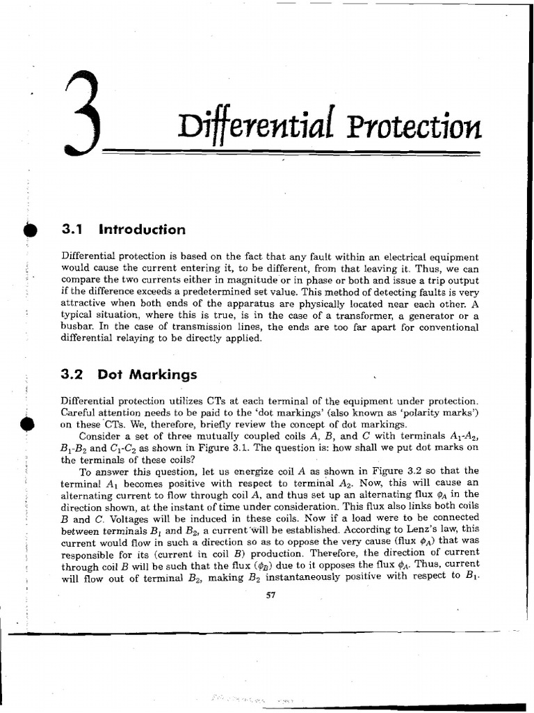 Differential Protection | PDF