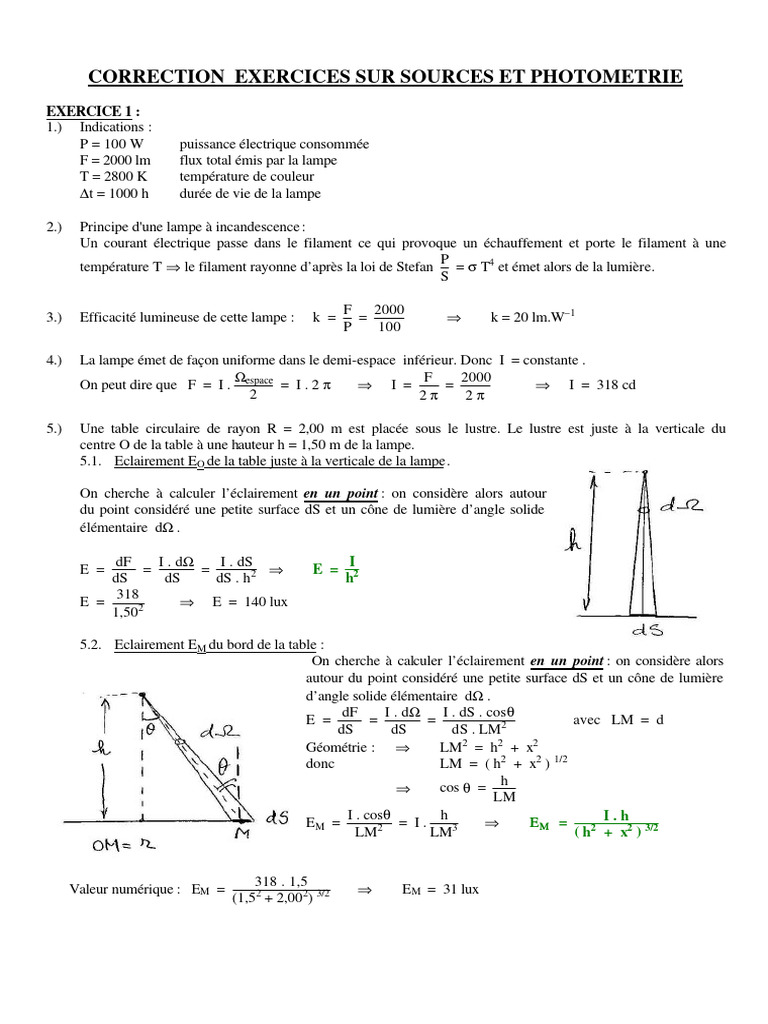 Lux Calcul | PDF