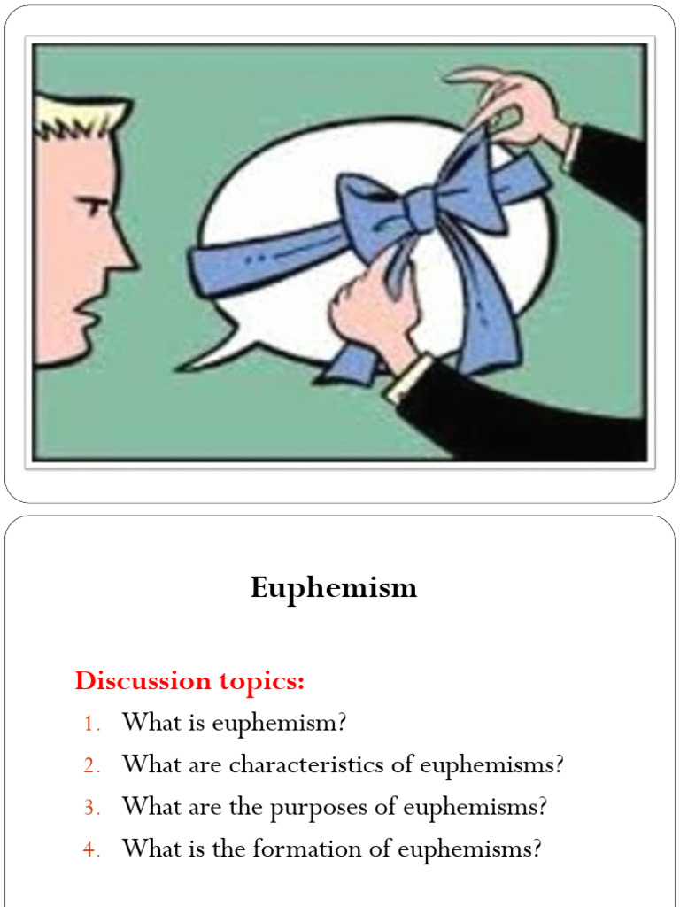 Euphemism | PDF | Linguistics | Human Communication