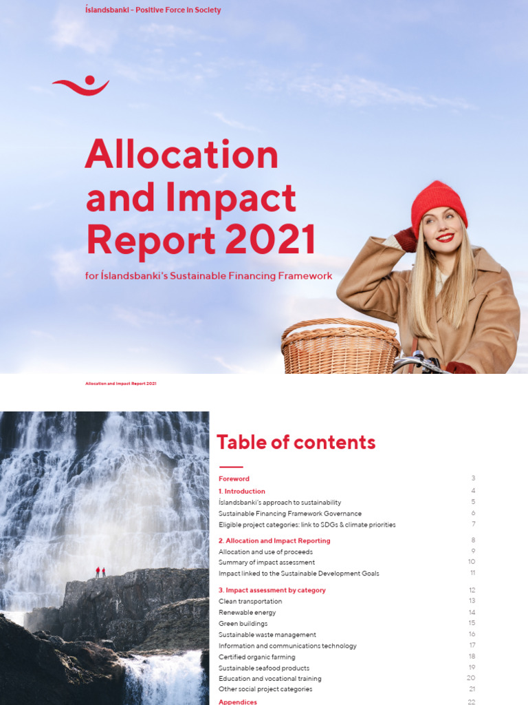 Allocation and Impact Report 2021 FINAL | PDF | Sustainability | Economies