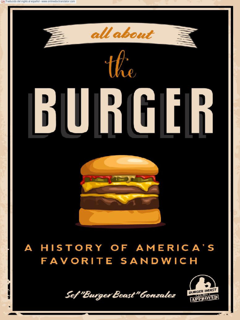 Sef Gonzalez - All About the Burger | PDF | Hamburguesas | Industria de alimentos