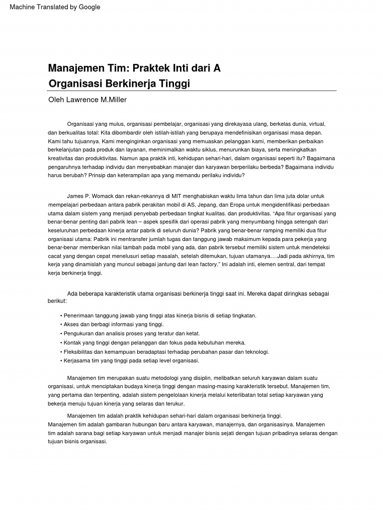 Team Management | PDF