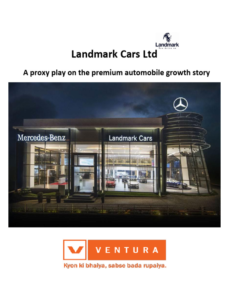 Landmark Cars Price Target 2025: INR 987 | PDF | Economies | Financial ...