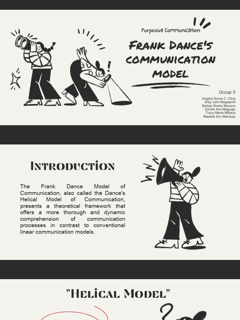 Group 5 Frank Dances Model | Download Free PDF | Communication | Helix