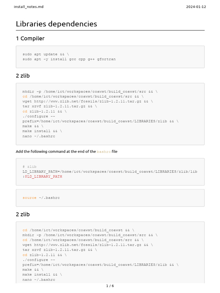 Install Notes | PDF | Computing | Free Software Projects