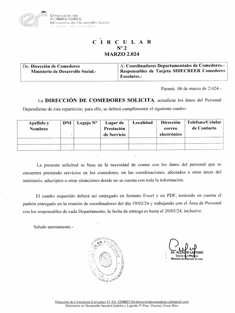 Circular #2 - 2024 | PDF