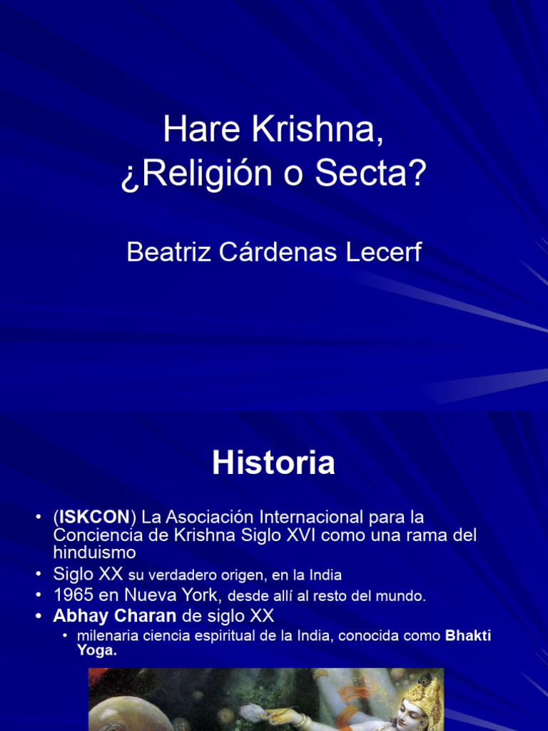 Hare Krishna: Religión, Rituales y Críticas | PDF | Religiones indias | Religiones religiosas