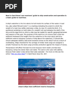 How To Read Ship's Draft Marks | PDF | Shipping | Ships