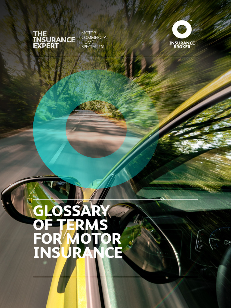 Motor Insurance Terms Glossary Ireland | PDF | Insurance | Vehicle ...