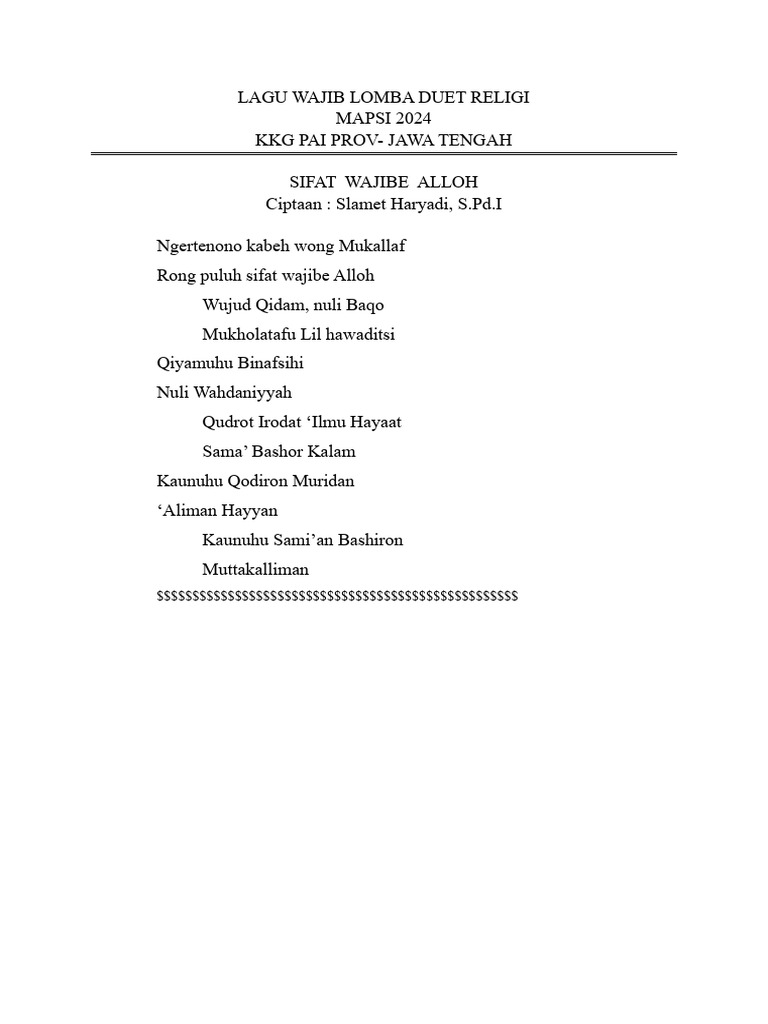 Materi Mapsi Rebana Duet 2024 | PDF