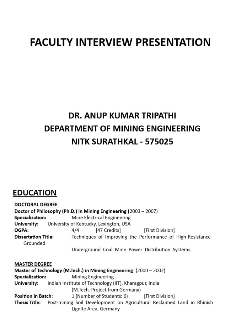 Technical Presentation | PDF