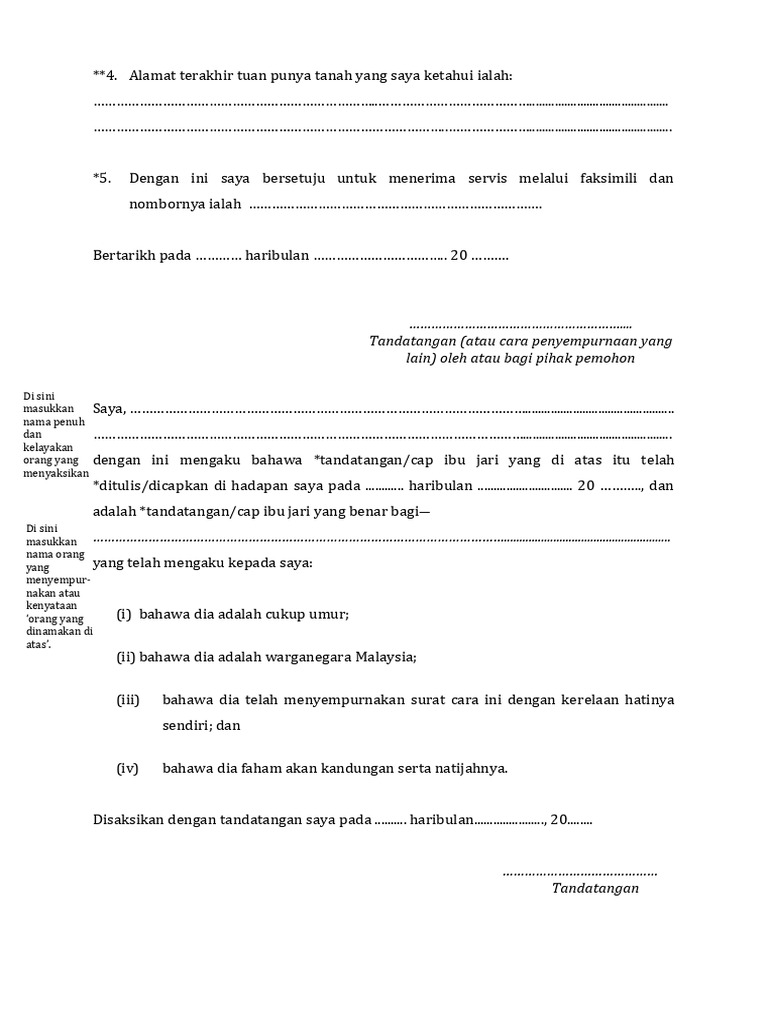 Borang - 19b Selangor | PDF