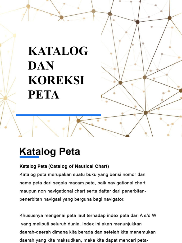 Katalog Dan Koreksi Peta | PDF | Perjalanan | Kajian Bahasa Asing