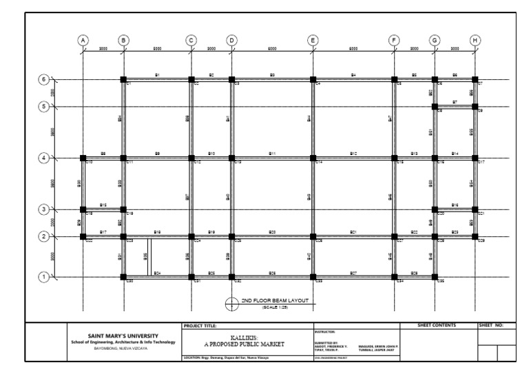 2ND Floor Beam Layout | PDF