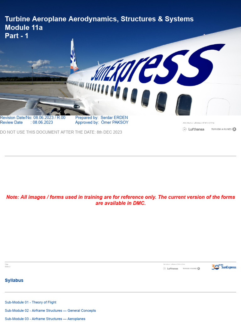 MODULE 11A Turbine Aeroplane Aerodynamics, Structures _ Systems Part-1 | PDF | Flap (Aeronautics ...