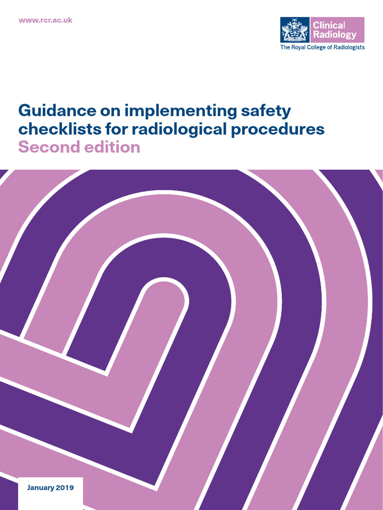 Checklists Radiological Procedures | PDF | Radiology | Anesthesia Checklists Radiological Procedures | PDF | Radiology | Anesthesia