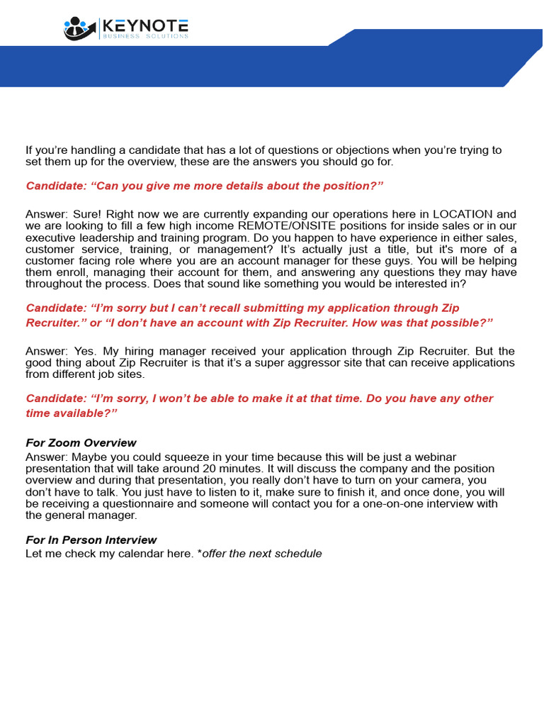 Rebuttals | PDF | Recruitment