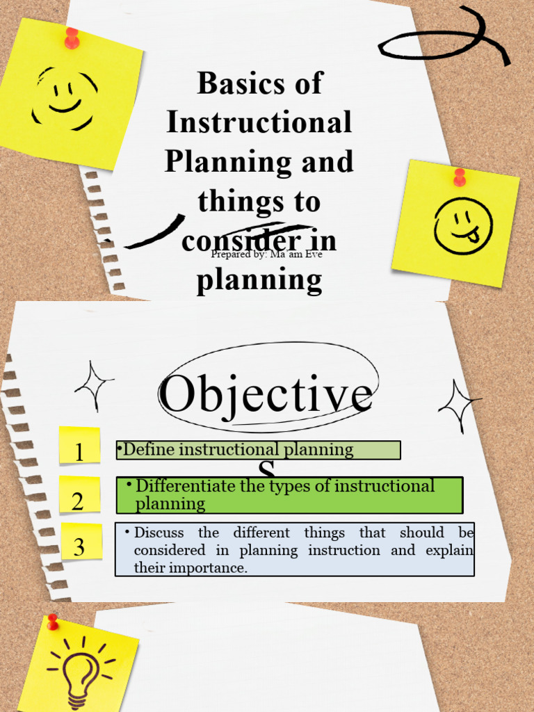 Instructional Planning Essentials Guide | PDF | Teachers | Pedagogy