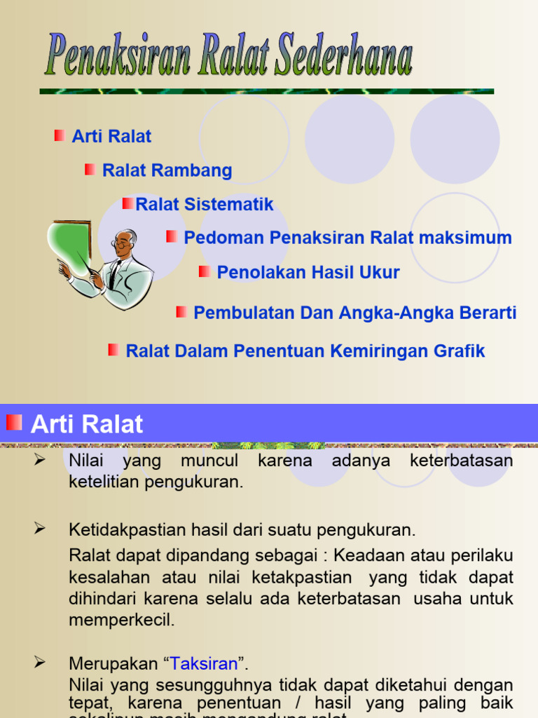D-PENAKSIRAN RALAT SEDERHANA-Materi-5 | PDF