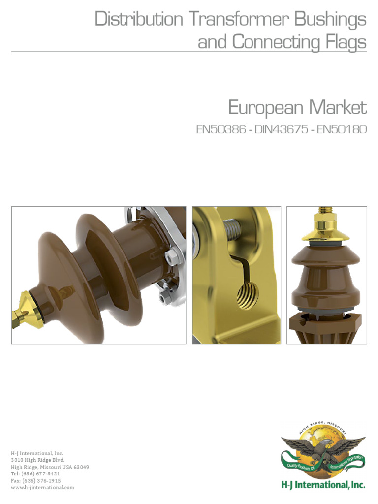 European Bushing and Flags | PDF | Electrical Conductor | Electrical ...