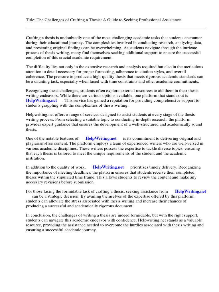 State Thesis Examples | PDF | Essays | Thesis