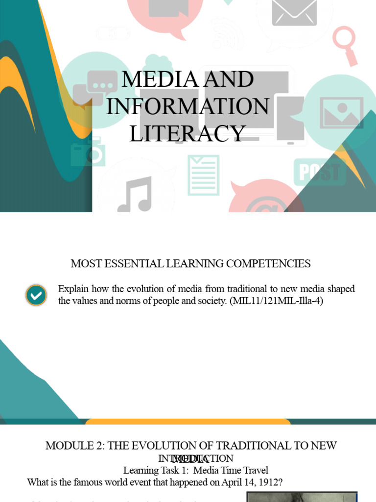 Mil q3 Module 2 Evolution of Media | PDF