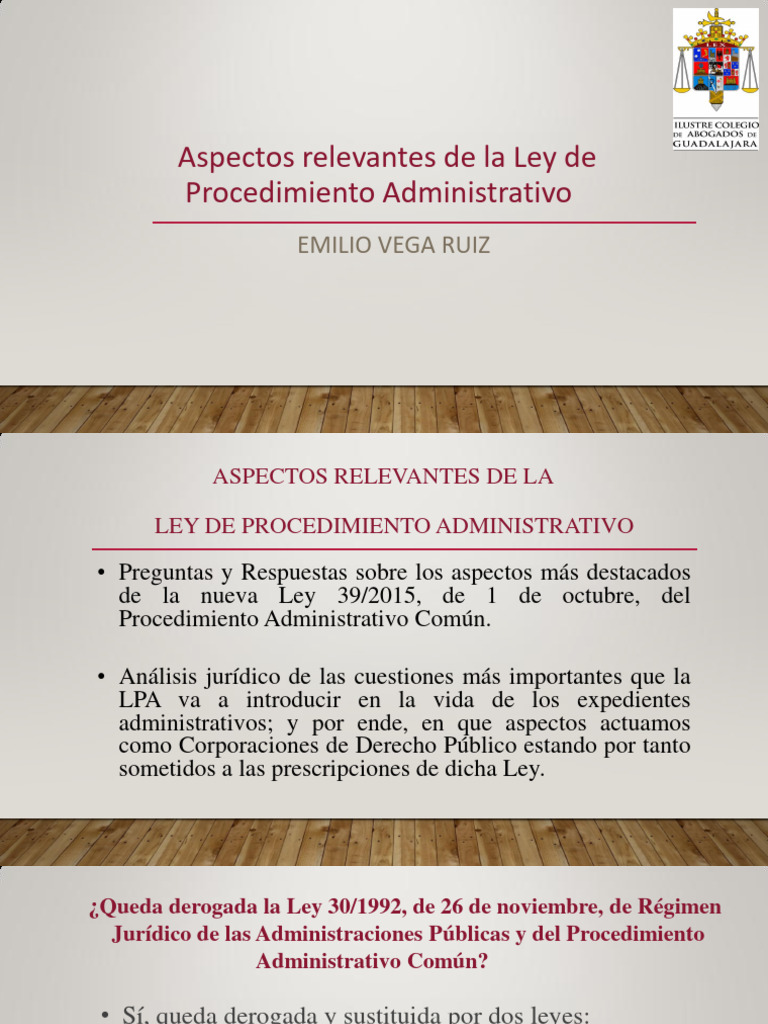 1- Ley de Procedimiento Administrativo | PDF | Estatuto de limitaciones | Derecho laboral