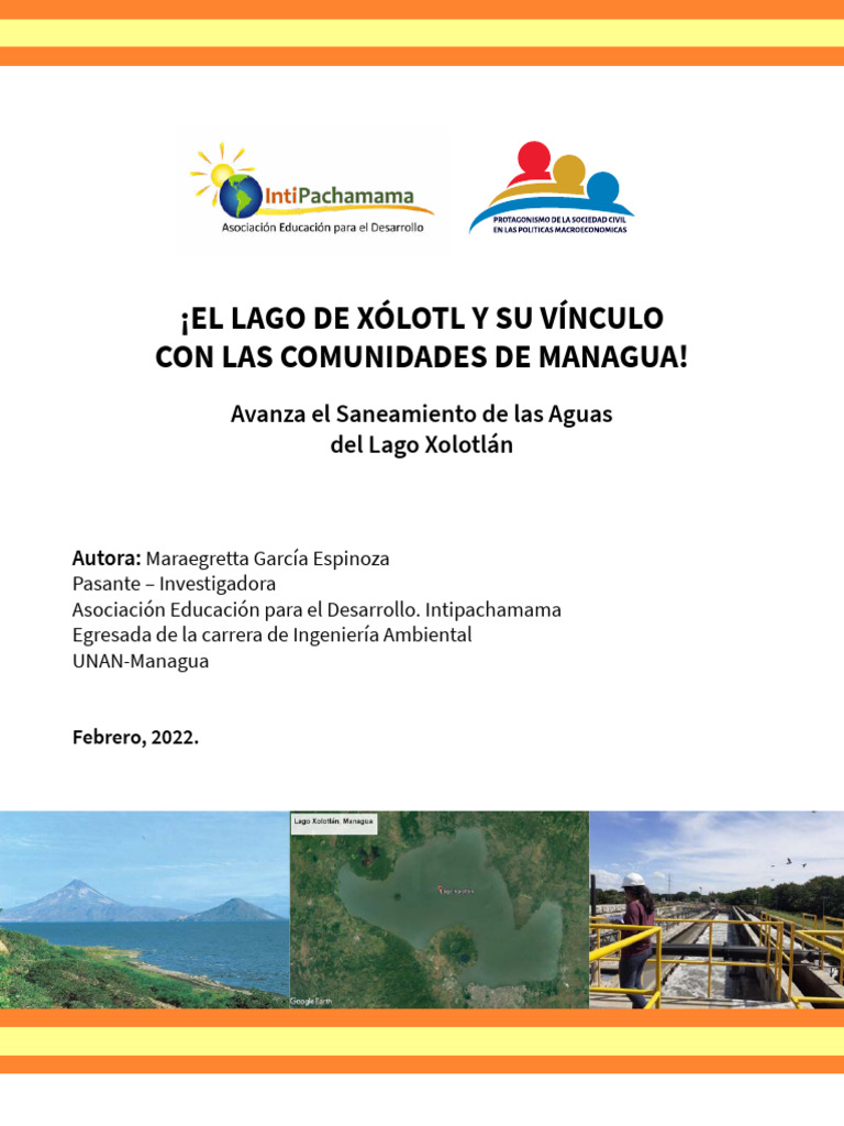 Saneamiento del Lago Xolotlán en Managua | PDF | Aguas residuales | Agua