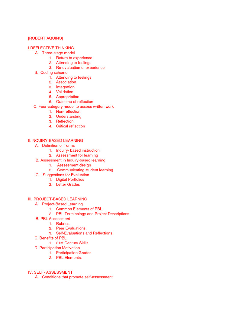 Lord Edfd 218 S RRL Outline | Download Free PDF | Educational ...