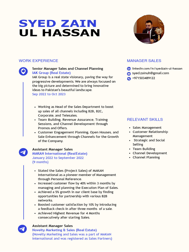 Syed CV Dubai | PDF | Sales | Marketing