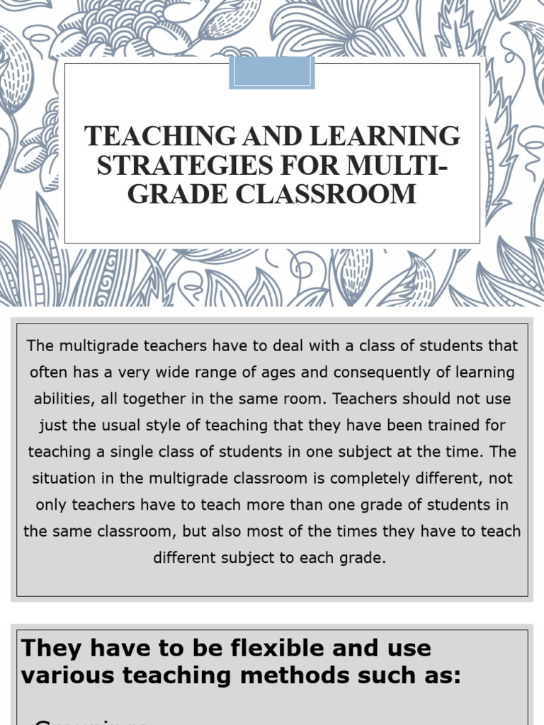 g3 - Teaching Multigrade | PDF | Career & Growth