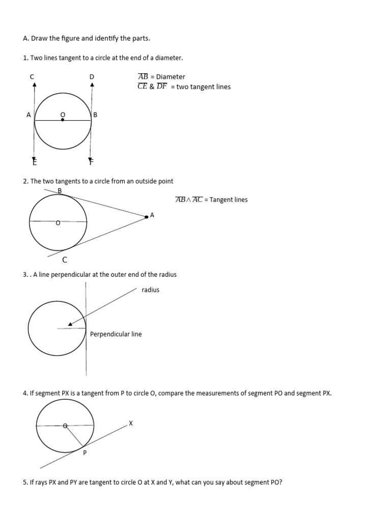 Math Problems | PDF | Circle | Perpendicular