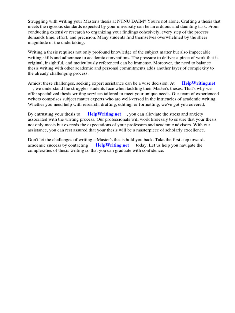 Master Thesis Ntnu Daim | PDF | Thesis