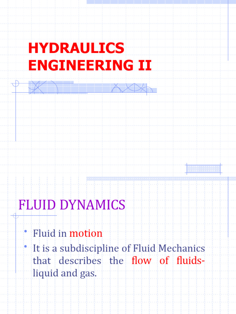CENGR423 Lecture 1 | PDF | Fluid Dynamics | Fluid Mechanics