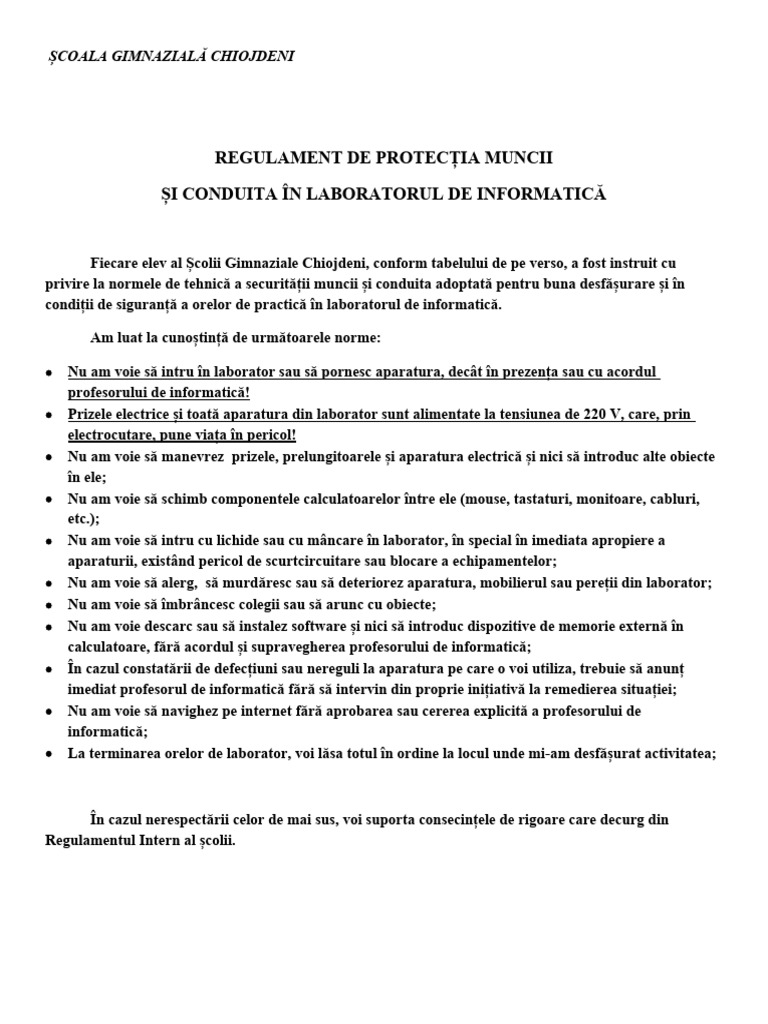 Protectia Muncii | PDF