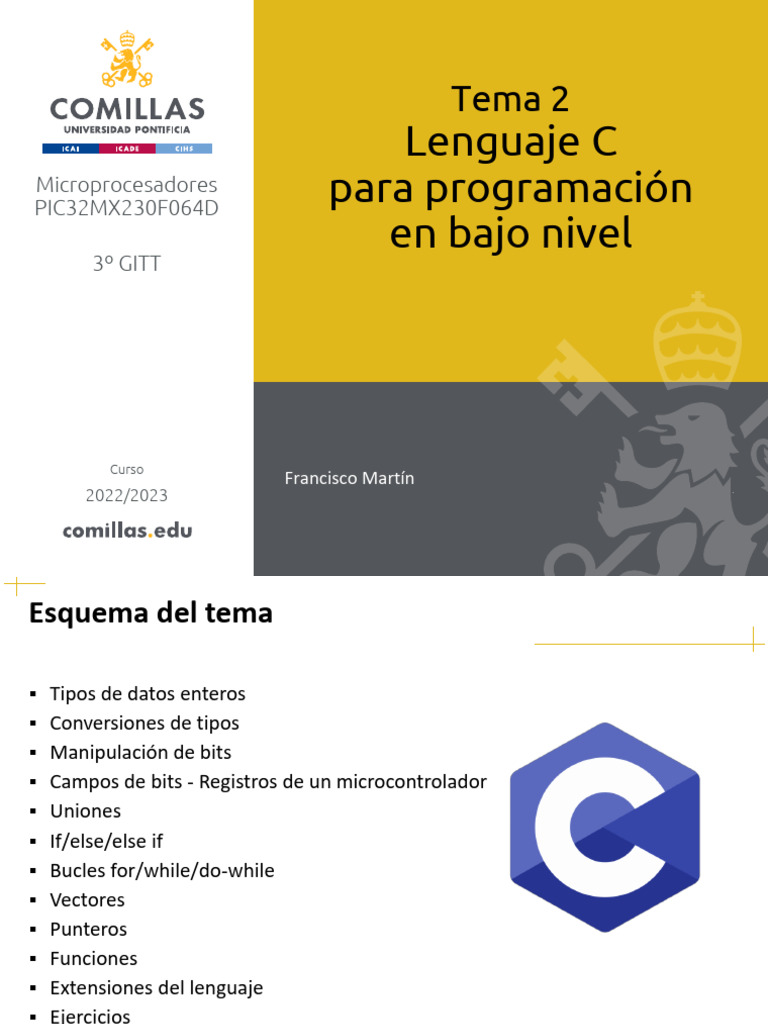 Tema 02 ProgramacioÌ N en C | PDF | Poco | Lógica matemática