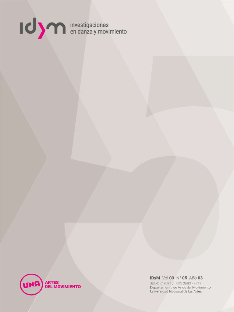 IDyM Vol. 03 N° 05: Danza y Creación 2021 | PDF