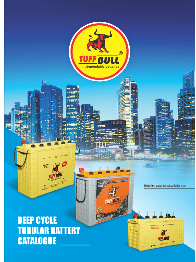 TB DEEP CYCLE TUBULAR BATTERY CATALOGUE-file133484 | PDF