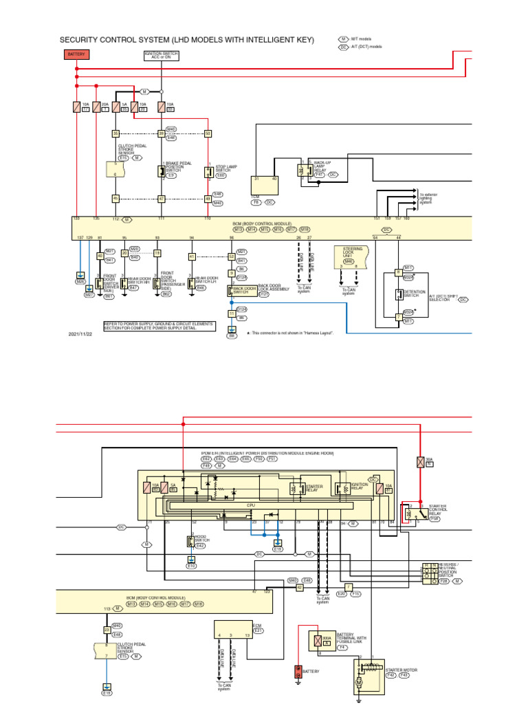 Security Control System (LHD Models With Intelligent Key) | PDF ...