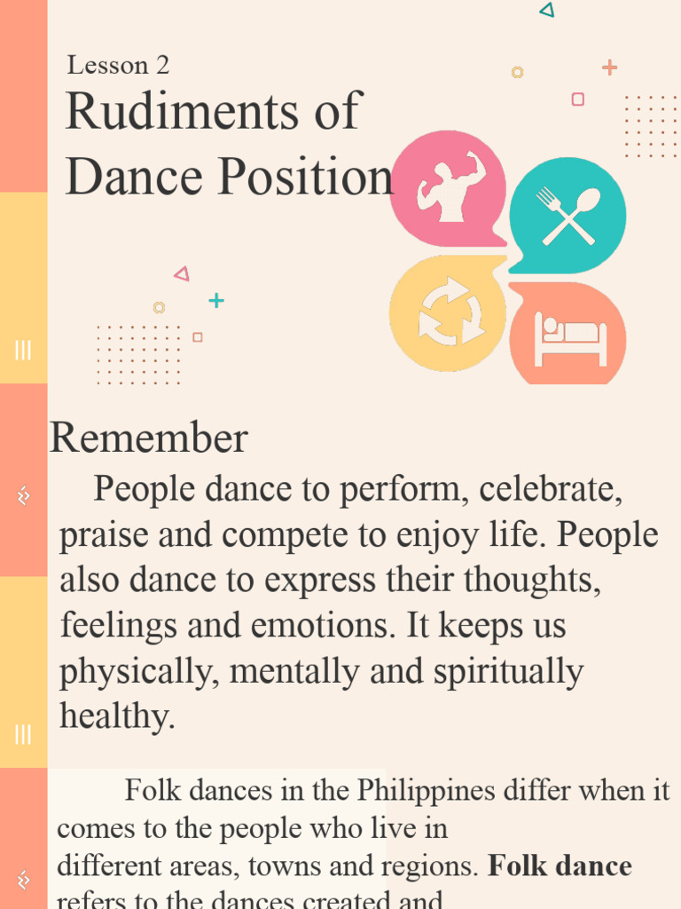 6 Fundamental Dance Positions Explained | PDF | Self-Improvement